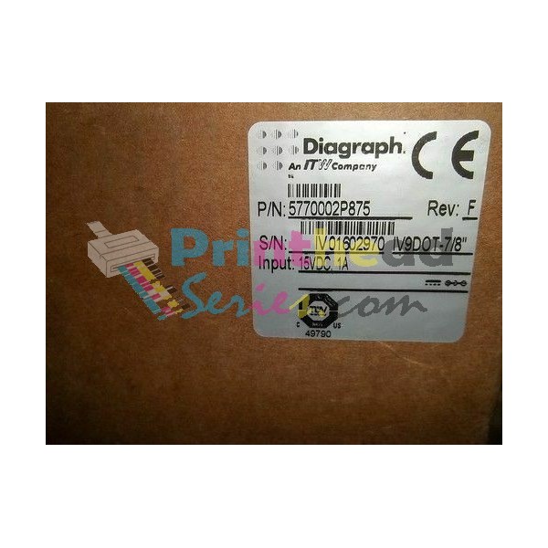 Original DIAGRAPH IV9DOT-7/8" INK JET PRINTHEAD 5772002P875 For Sale